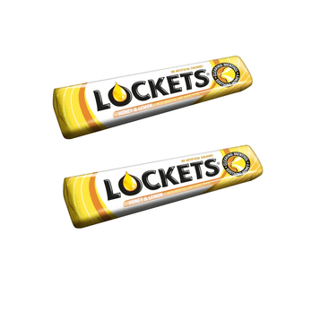 2 X Lockets Honey Lemon with Menthol Cough Sore Throat Blocked Nose ...